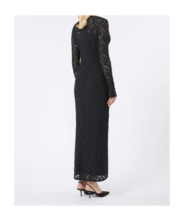 Max Mara Sarta Lace Crewneck Dress
