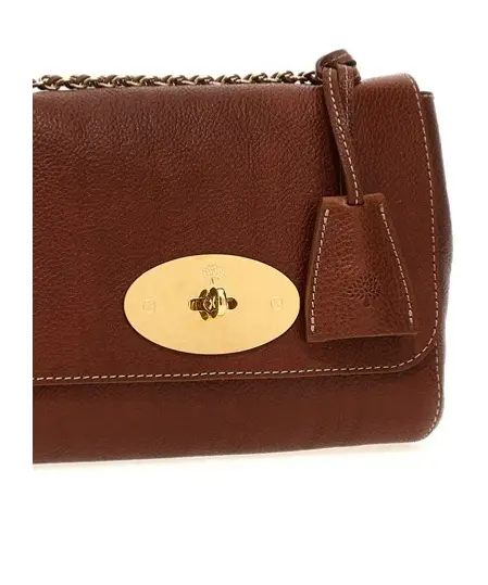 Mulberry Lily Legacy Foldover Top Crossbody Bag - Brown