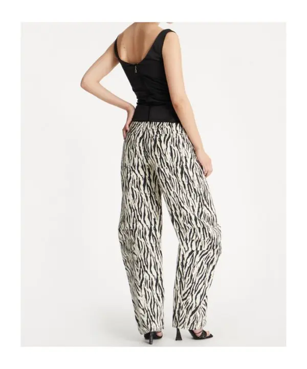 ROTATE BY BIRGER CHRISTENSEN Printed Twill Cargo Pants