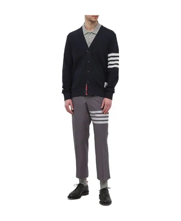 Thom Browne 4-bar Tailored Trousers - Medium Gray