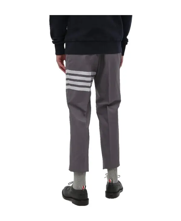 Thom Browne 4-bar Tailored Trousers - Medium Gray