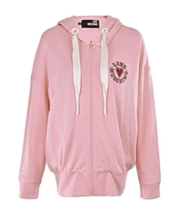 Moschino Heart Zip-up Hoodie
