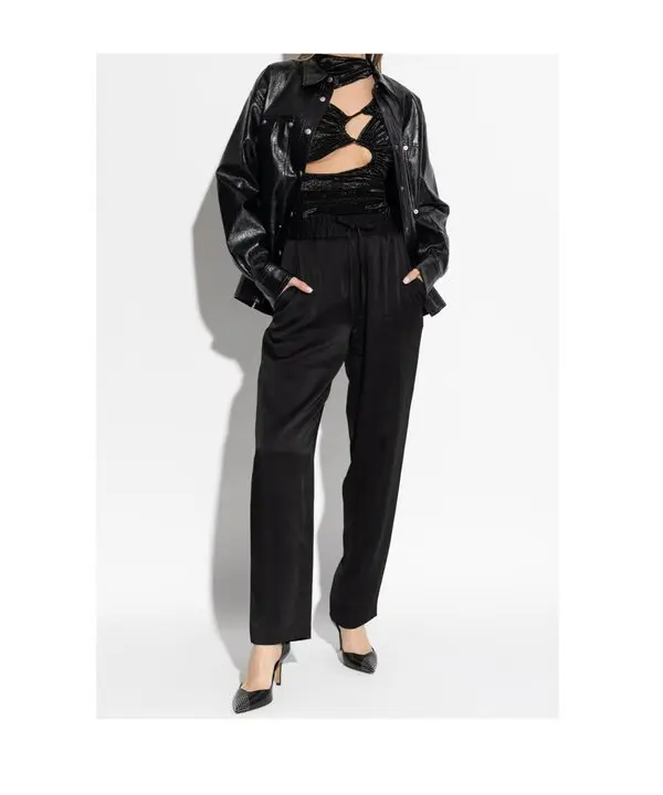 Isabel Marant Étoile Long Sleeve Ruched Cut-out Top