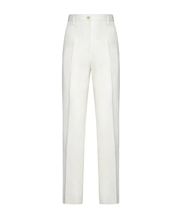Fabiana Filippi Tailored Straight-leg Trousers - White