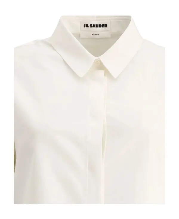 JIL SANDER Long-sleeved Shirt - White