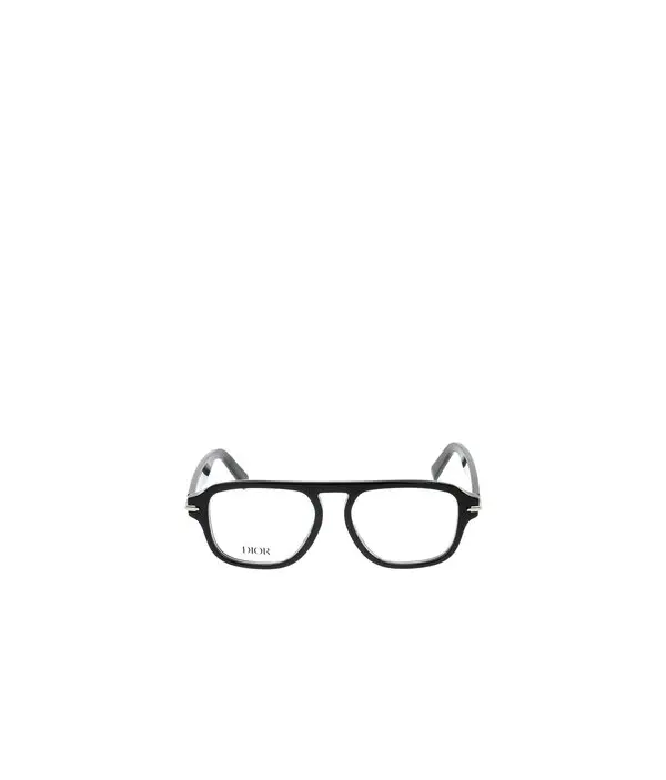 Dior Aviator Full Rim Eyeglasses - Black