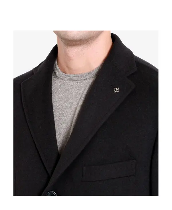 Tagliatore Single-breasted Coat - Black