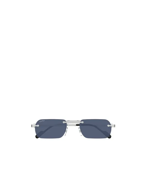 Cartier Rimless Sunglasses - Silver