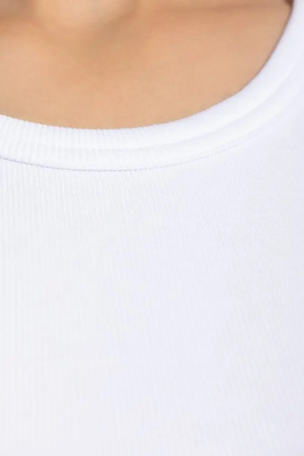 A.p.c. Logo Embroidered Knit Top