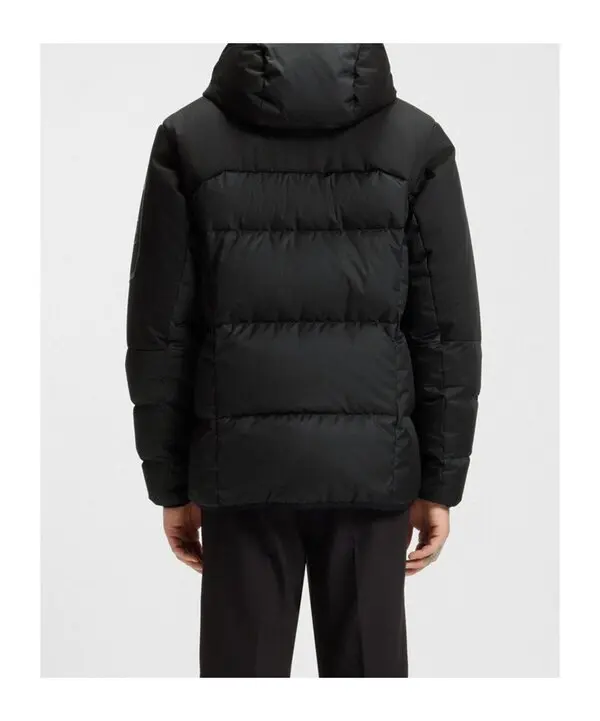 Hugo Boss Quilted Padded Jacket With Detachable Hood