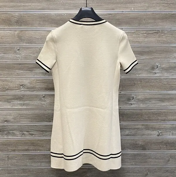 Gucci Wool Dress With Contrast Trim