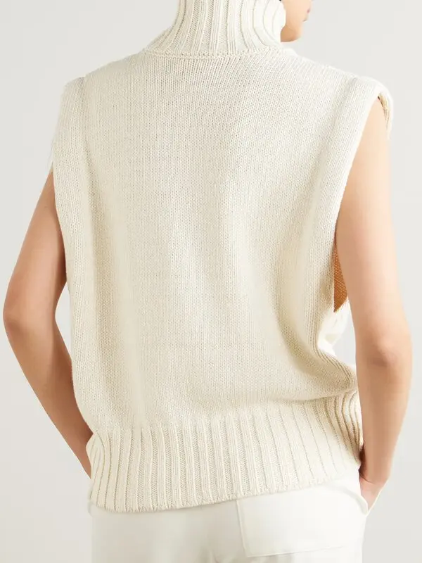 RÓHE Knitted Turtleneck Vest