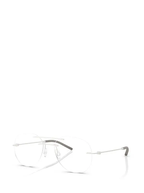 Moncler Rimless Aviator Eyeglasses