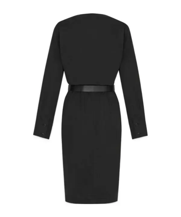 Saint Laurent Belted Wrap Dress