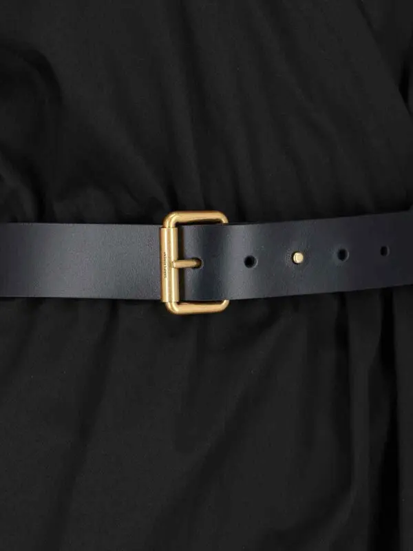 Saint Laurent Belted Wrap Dress
