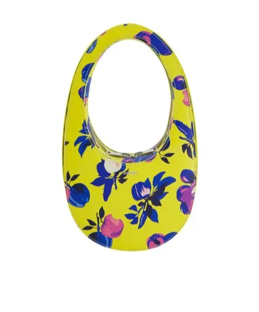 Coperni Swipe Mini Shoulder Bag - Print-yellow Flowers