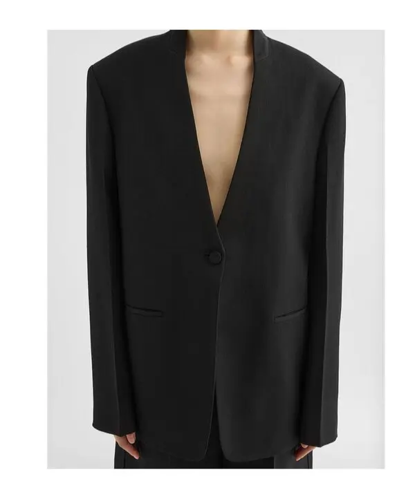 JIL SANDER No-lapel Single-breasted Blazer