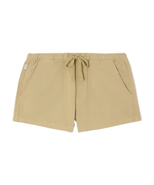 Citizens Of Humanity Este Cotton And Linen-blend Shorts - Beige