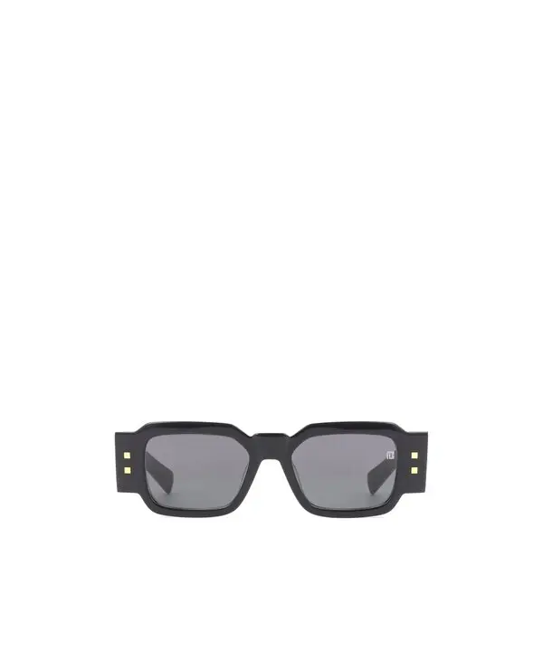Balmain Square Frame Sunglasses - Black