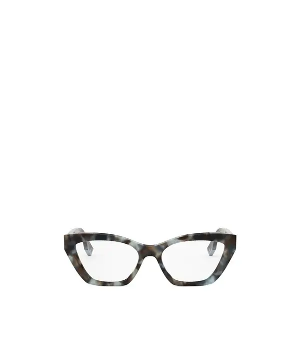 Fendi Cat-eye Eyeglasses - Havana/blu
