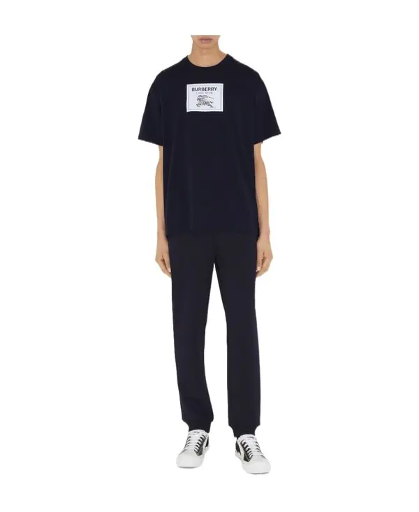 Burberry Logo Detailed Crewneck T-shirt