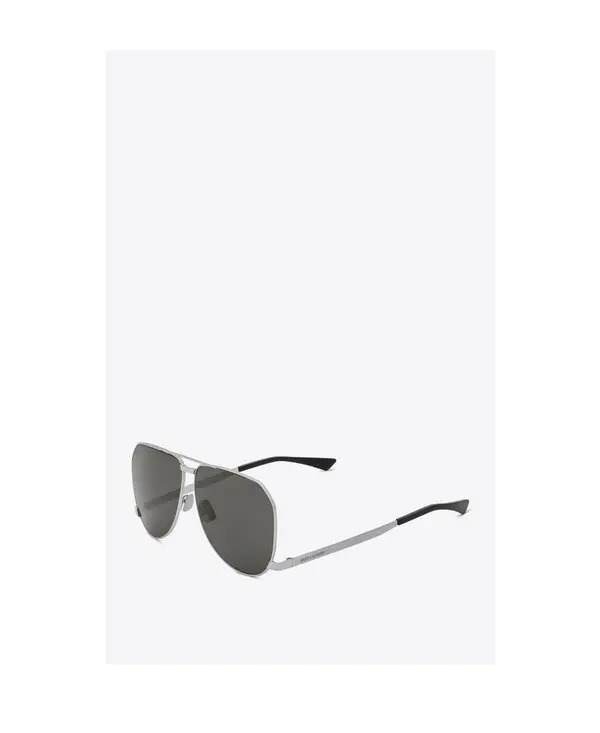 Saint Laurent Sl 690 Dust Aviator Sunglasses - Gray