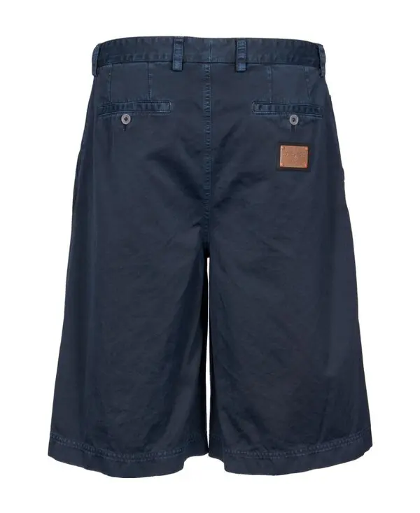 Dolce & Gabbana Logo Plaque Bermuda Shorts