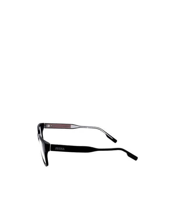 Zegna Rectangular Frame Eyeglasses