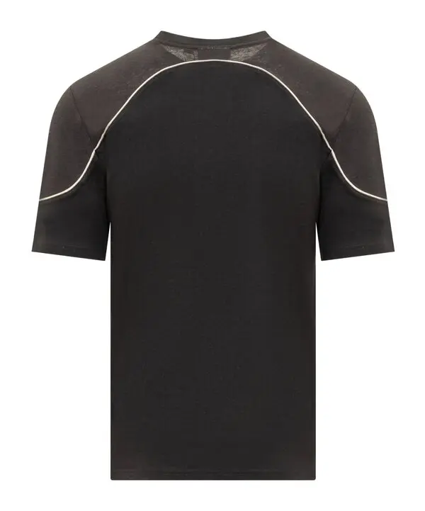 Gcds Comma Crewneck T-shirt - Black
