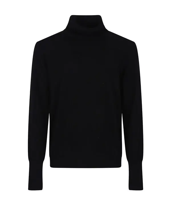 BALLANTYNE Turtleneck Long-sleeved Jumper - Black