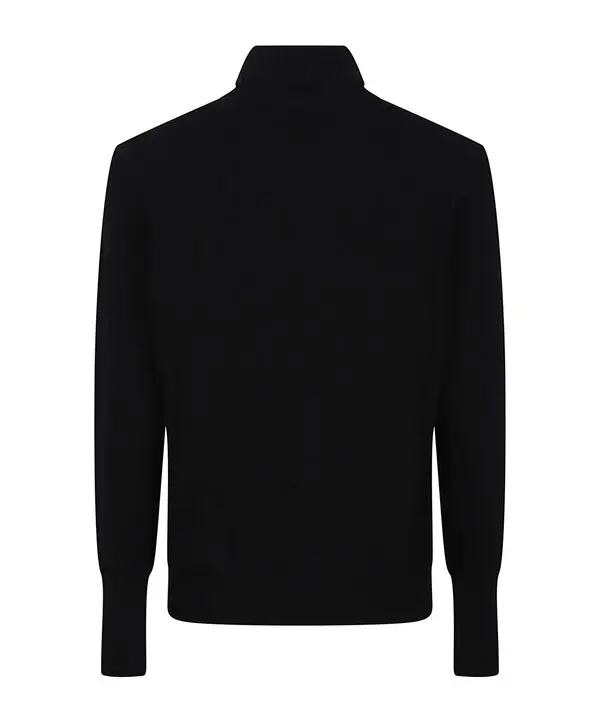BALLANTYNE Turtleneck Long-sleeved Jumper - Black