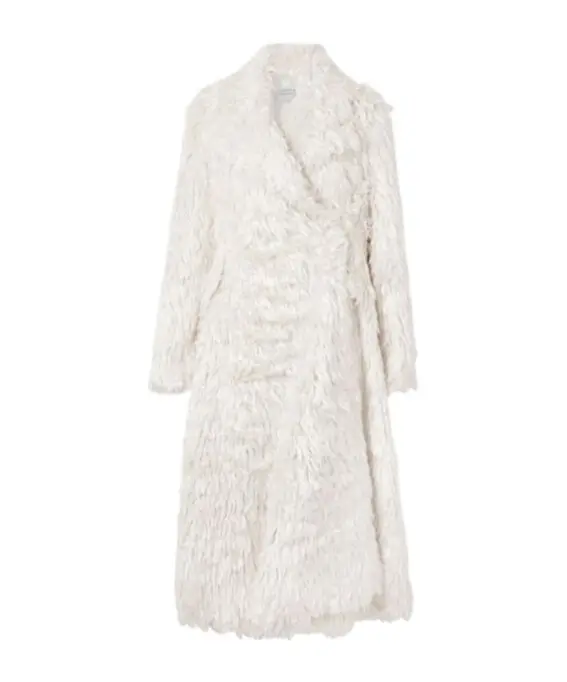 Gabriela Hearst Long Sleeve Fur Coat