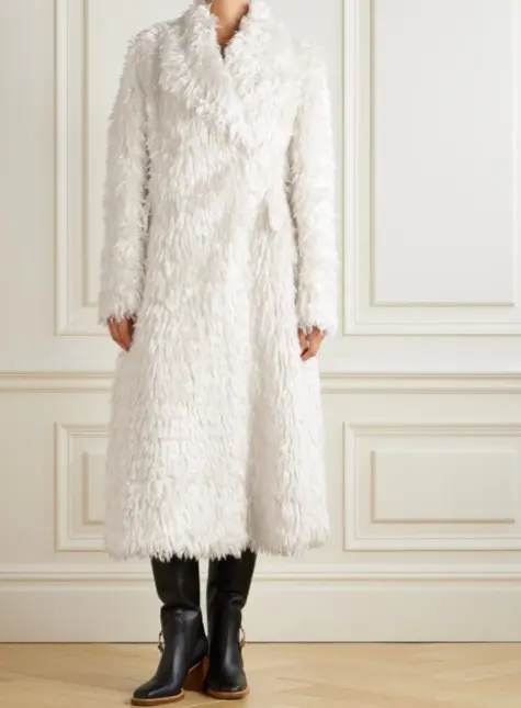 Gabriela Hearst Long Sleeve Fur Coat