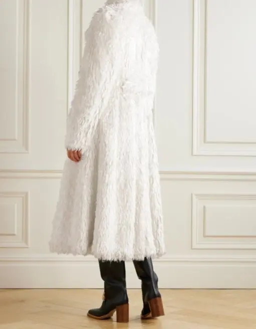 Gabriela Hearst Long Sleeve Fur Coat