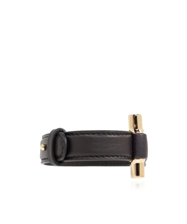 FERRAGAMO Gancini Buckle Bracelet - Black