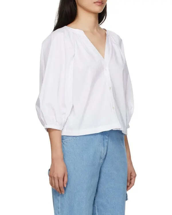 Staud Dill Button-up Shirt - White