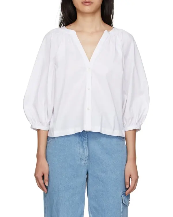 Staud Dill Button-up Shirt - White