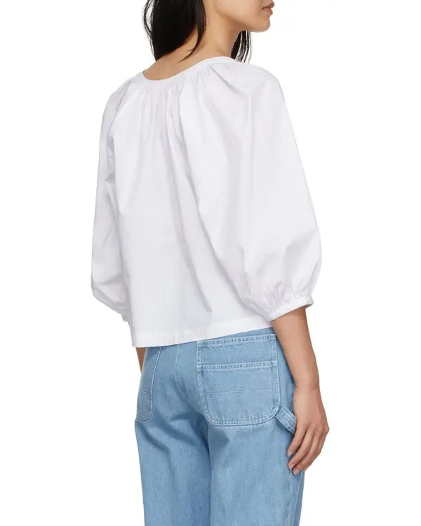 Staud Dill Button-up Shirt - White