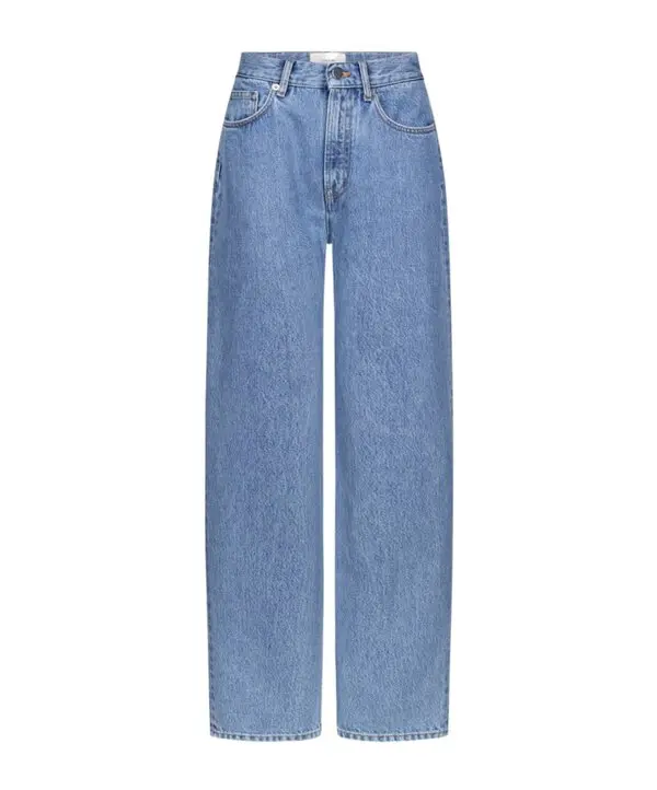 Loulou De Saison Samur Lds Five-pocket Jeans - Washed Light Blue