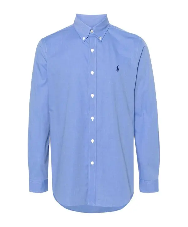 Polo Ralph Lauren Custom Fit Poplin Shirt - Blue