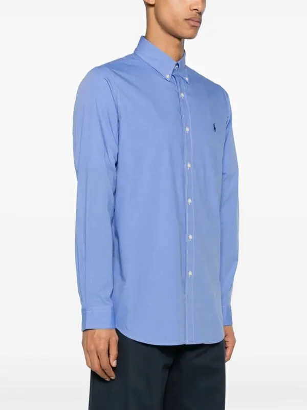 Polo Ralph Lauren Custom Fit Poplin Shirt - Blue