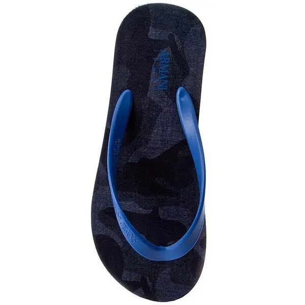 Emporio Armani Logo Flip Flops