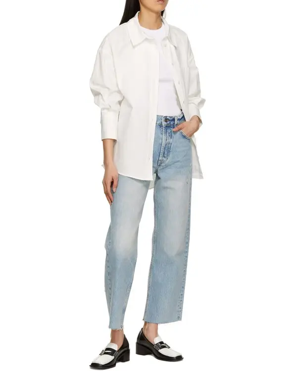 ANINE BING Logo High Waist Jeans