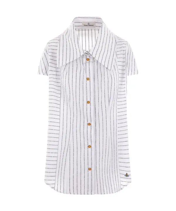 VIVIENNE WESTWOOD Striped Poplin Shirt - No