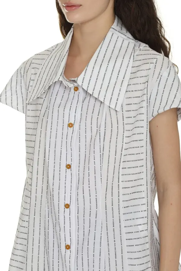 VIVIENNE WESTWOOD Striped Poplin Shirt