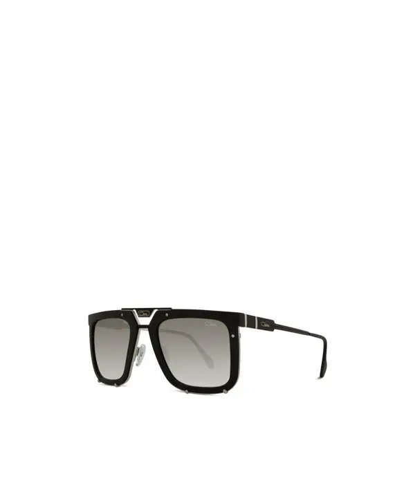 Cazal Full Rim Square Frame Sunglasses - Gray