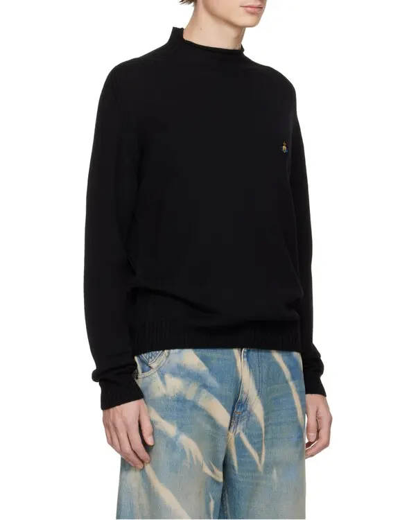 VIVIENNE WESTWOOD Long Sleeve Sweater With Graphic Detail