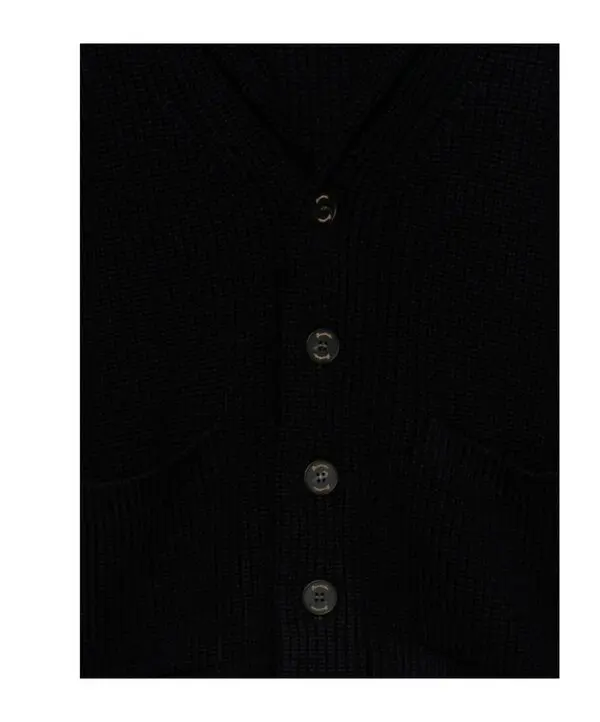 DRUMOHR Shawl Collar Cardigan - Black