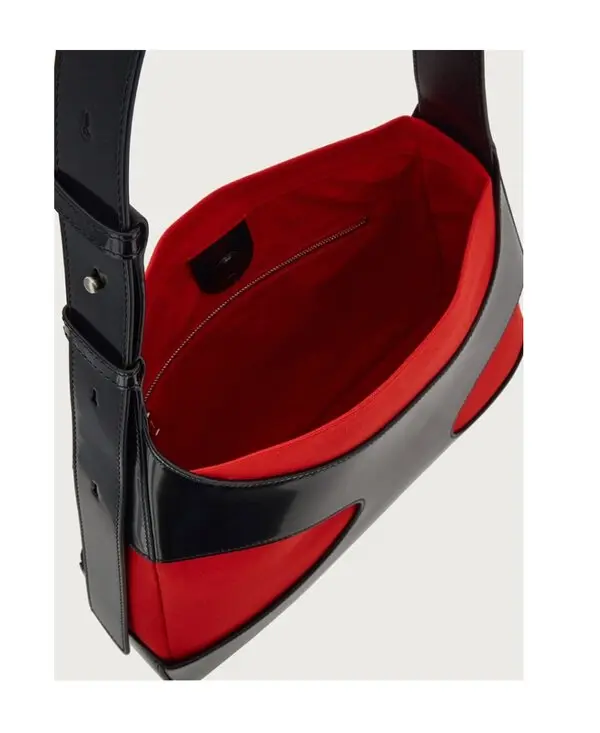 FERRAGAMO Cut-out Shoulder Bag - Black