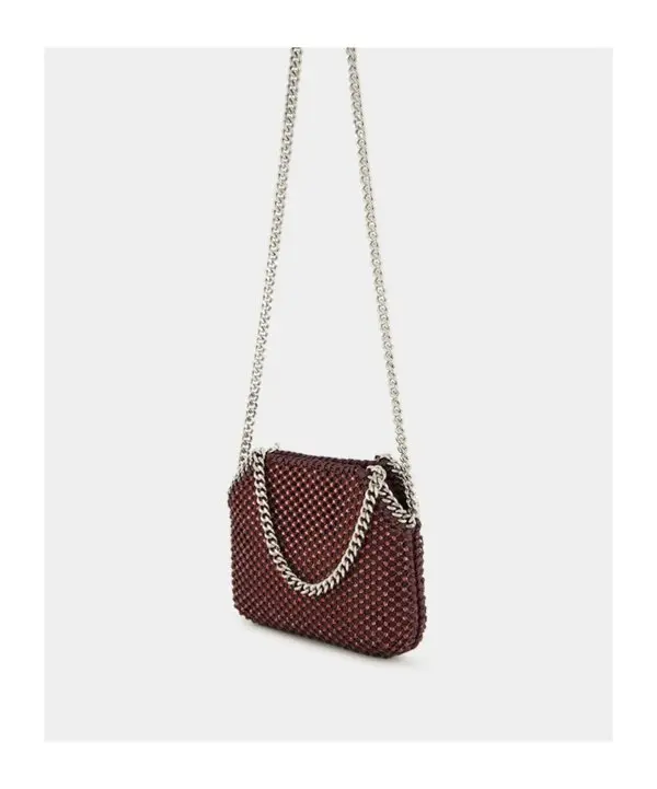 Stella McCartney Falabella Embellished Mesh Mini Tote Bag - Multicolor